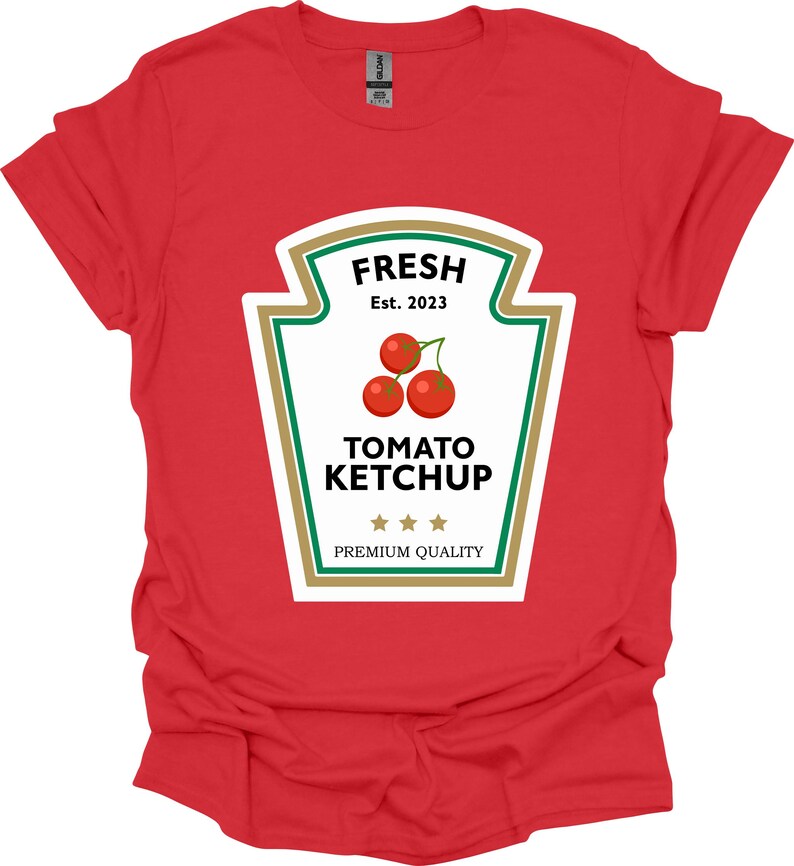 Group Condiment Shirt, Matching Condiment Halloween Costume Party Shirt ...