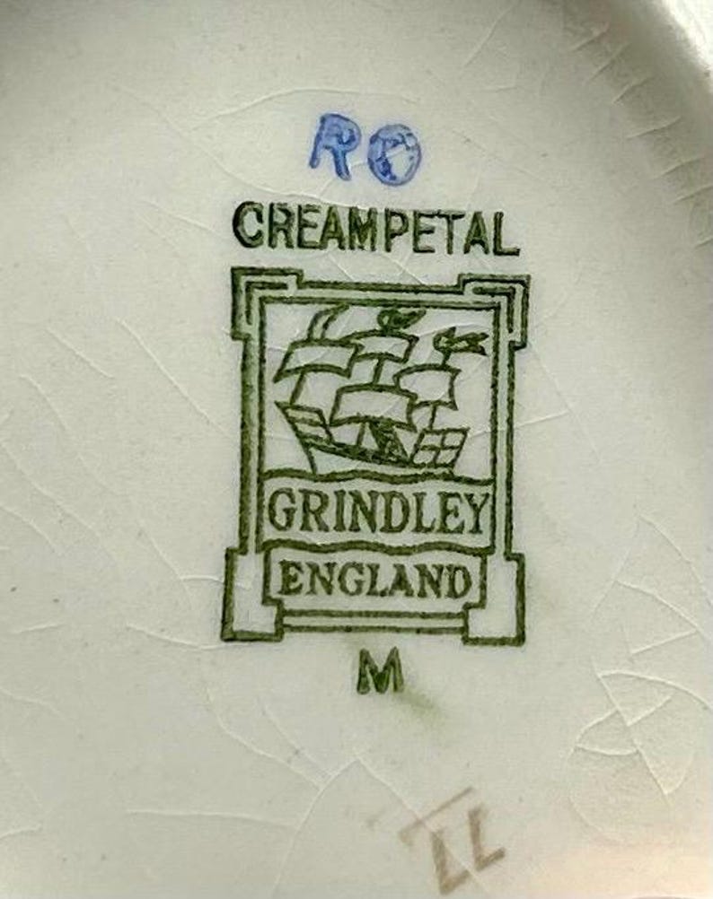 Vintage Grindley Gravy Boat – Porcelain Tableware Made in England - Etsy