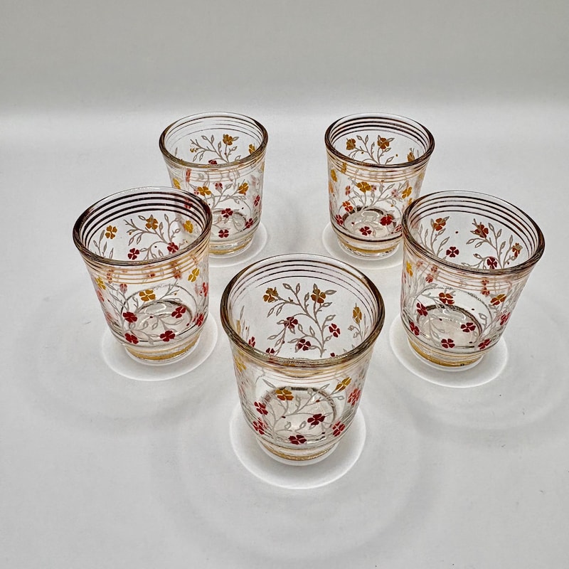 Vintage Gilt Stemware - Etsy UK