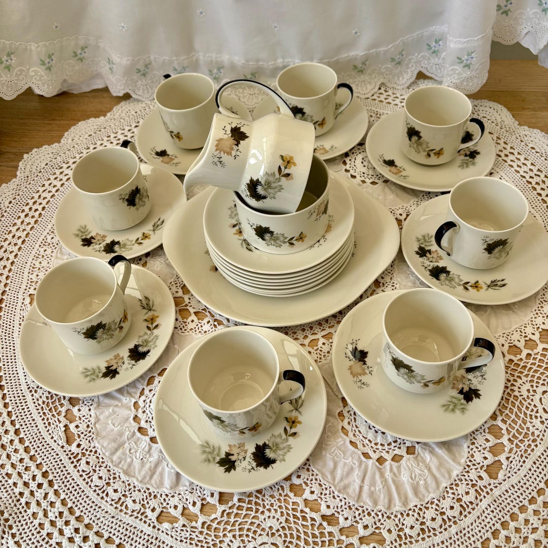 Royal Doulton Westwood 1950s China Tea Set 27 Pcs Vintage England - Etsy