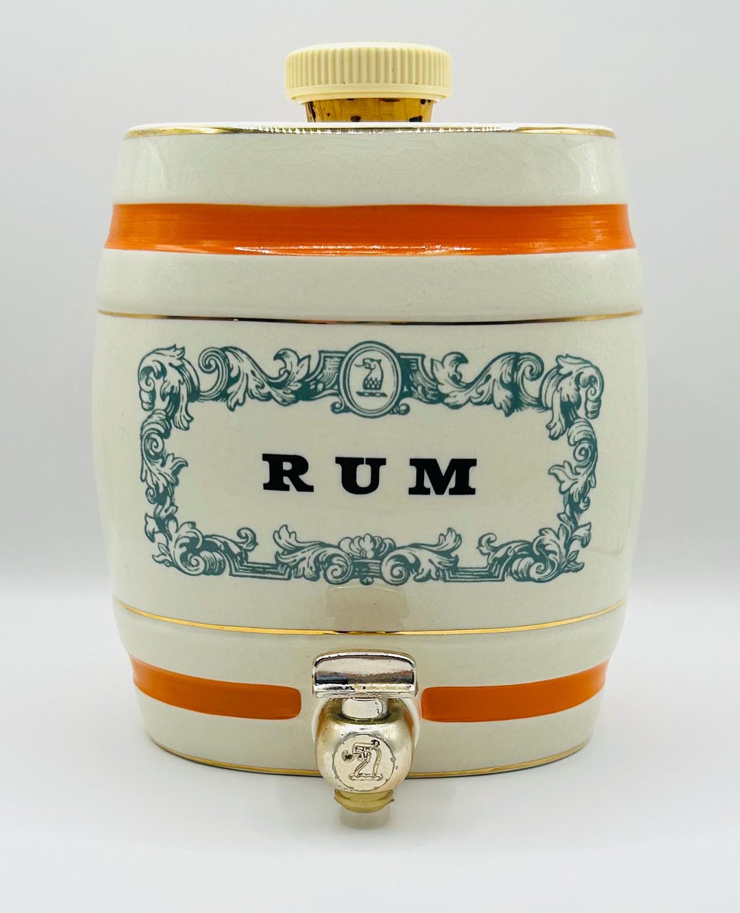 Rum Dispenser Decanter Middle Century Royal Victoria Wade England ...