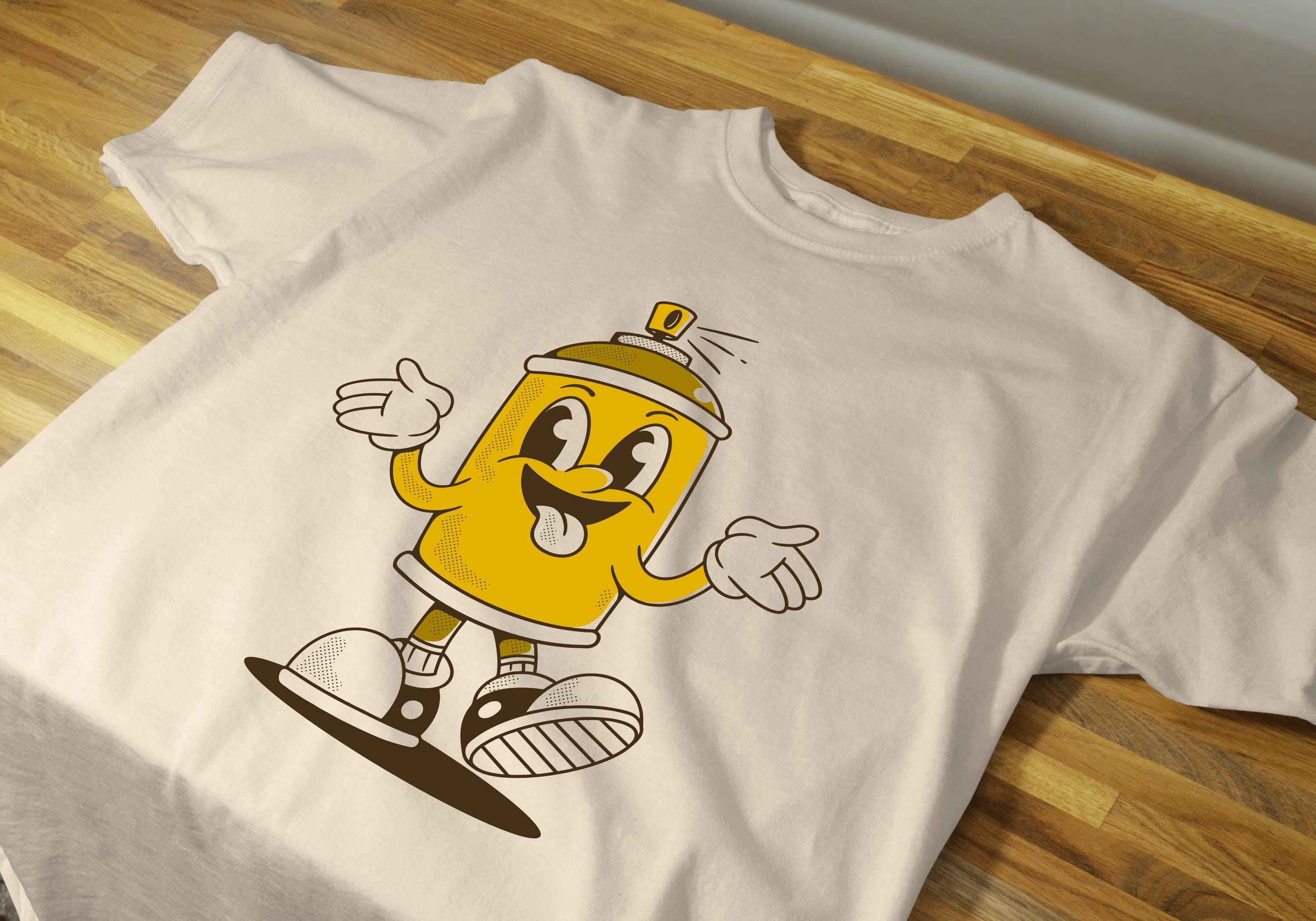 Spray Paint Can Character in Two Different Pose - Etsy