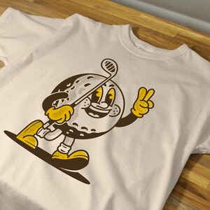 Walking Golf Ball Character - Etsy
