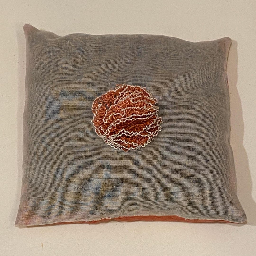 Unique Silk Lavender Sachet With Crochet,handmade Lavender Sachets With ...