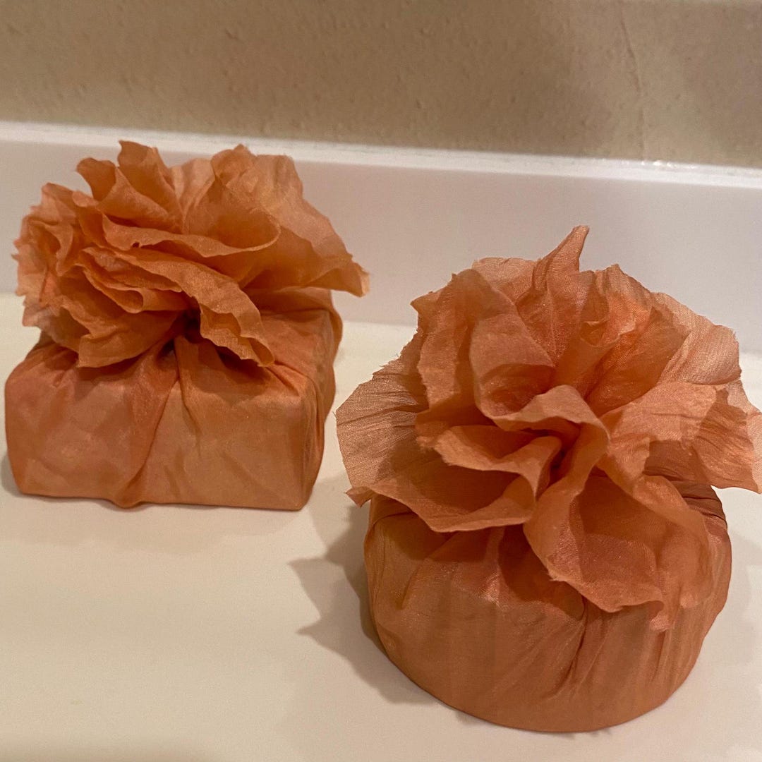 Pure 100% Olive Oil Soap Set Wrapped in Silk Fabric, Luxury Guest Soap ...