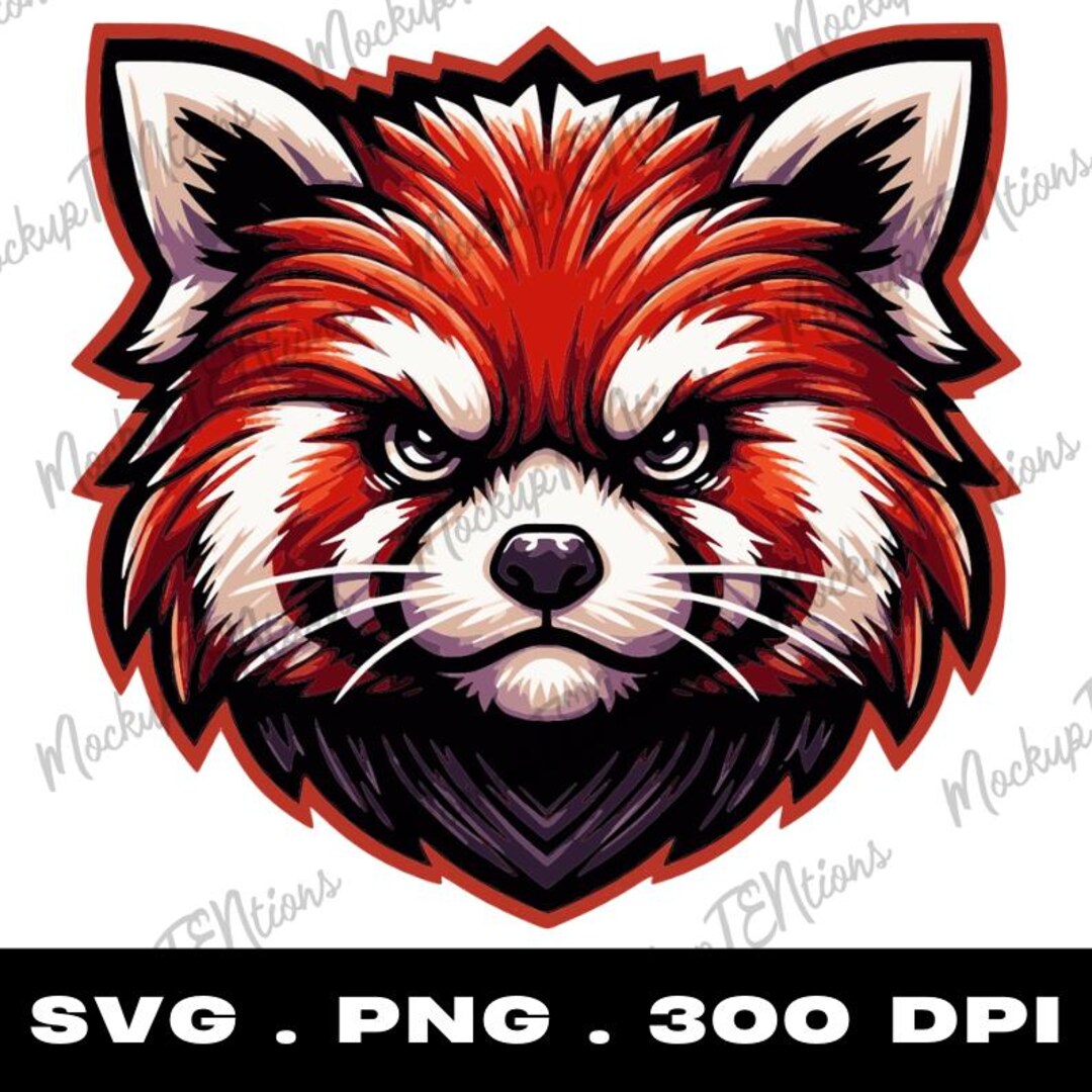 Red Panda SVG, Red Panda Graphic, Red Panda PNG Clipart, Red Panda ...