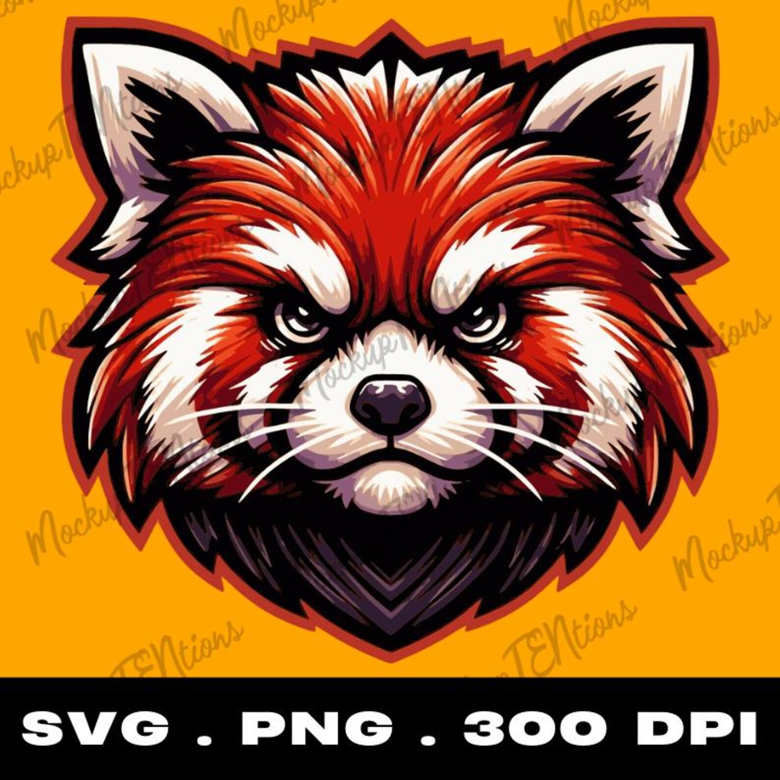 Red Panda SVG, Red Panda Graphic, Red Panda PNG Clipart, Red Panda ...