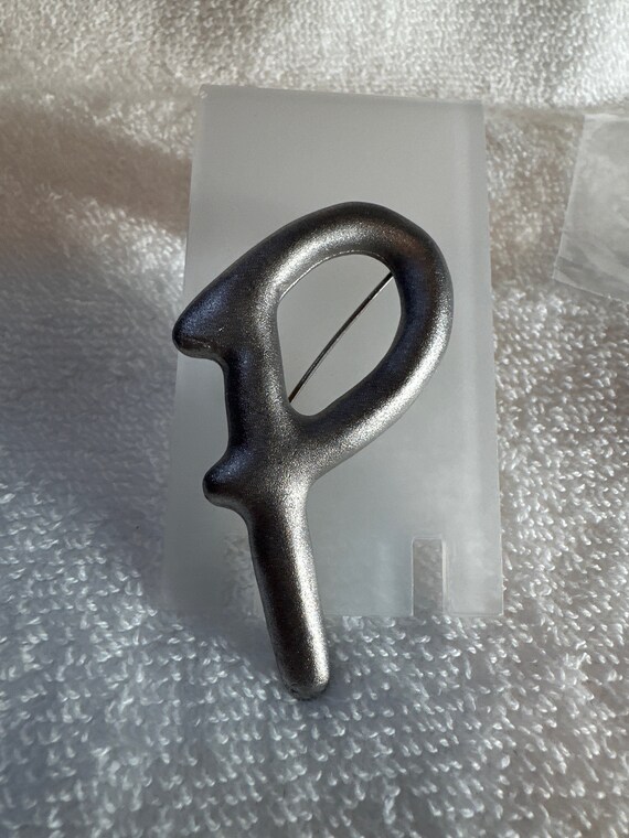 Large Letter P Brooch Pin Costume Jewelry jewellery i… - Gem