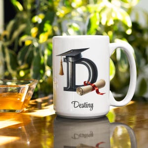 Personalized Graduation Mug With Name, Custom Grad Gift Bachelor ...