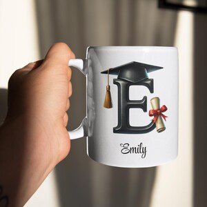 Personalized Graduation Mug With Name, Custom Grad Gift Bachelor ...