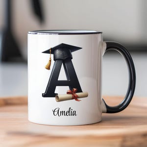 Personalized Graduation Mug With Name, Custom Grad Gift Bachelor ...