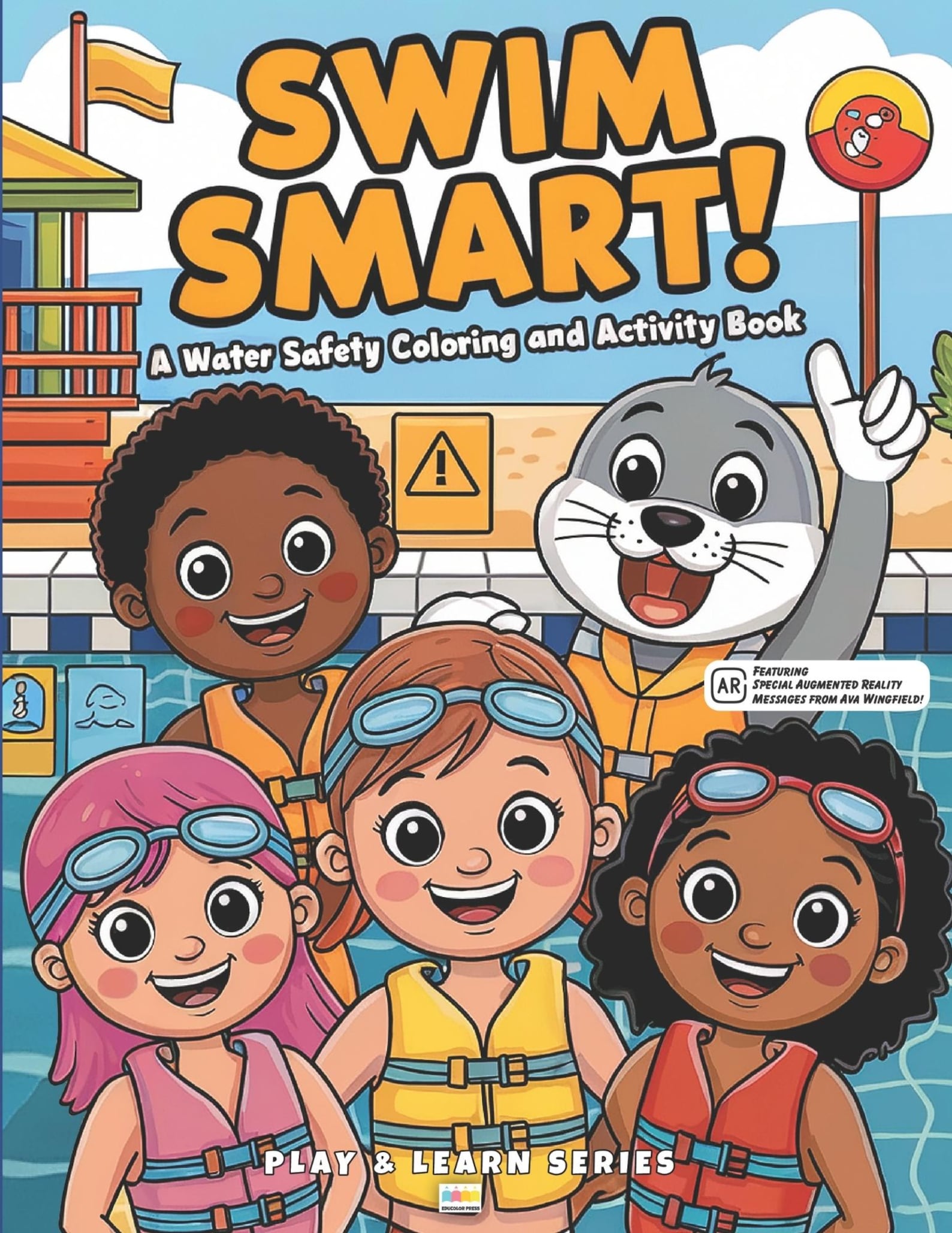 Water Safety Coloring Book: AR Messages, Fun Facts & Trivia - Etsy