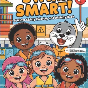 Water Safety Coloring Book: AR Messages, Fun Facts & Trivia - Etsy