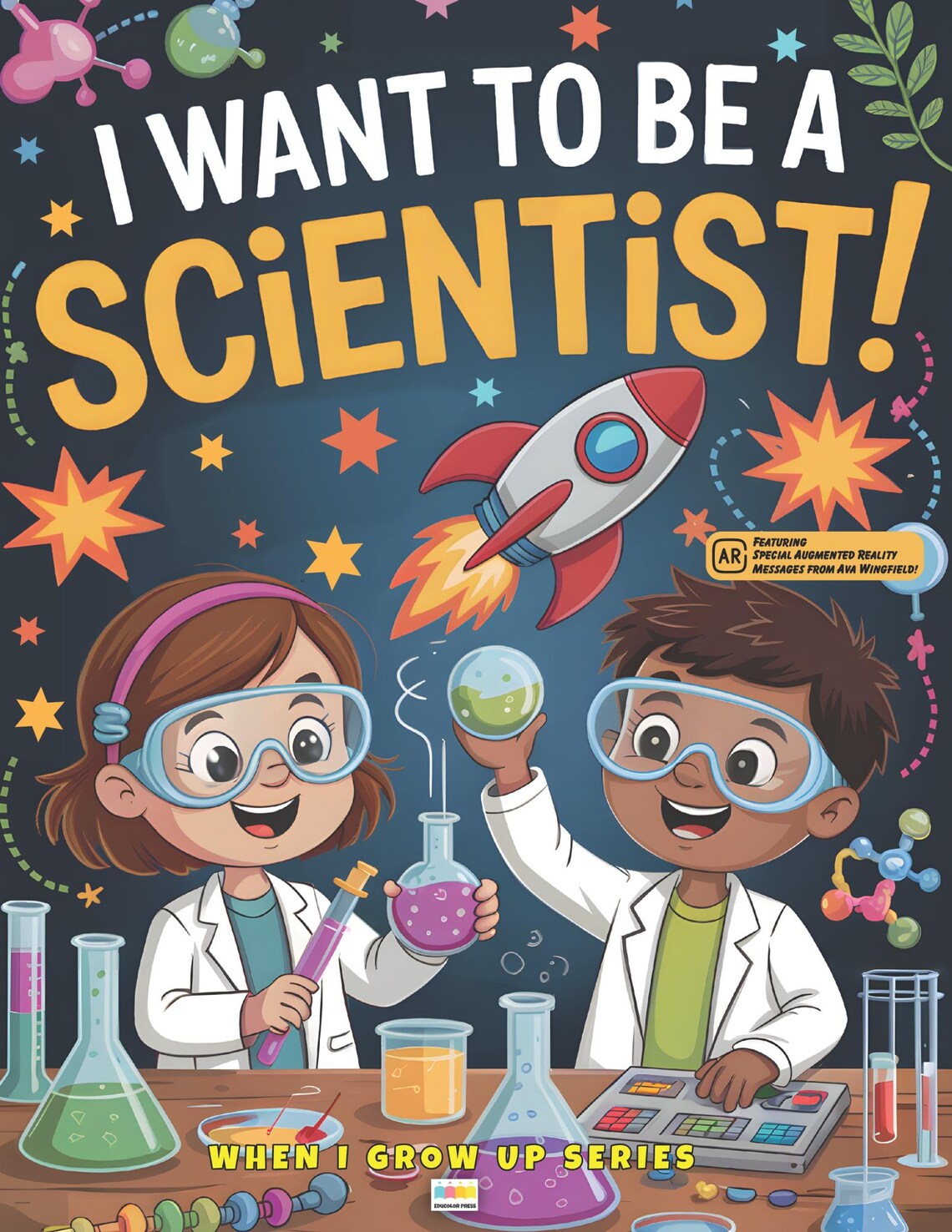 I Want to Be a Scientist! Coloring & Activity Book - Etsy