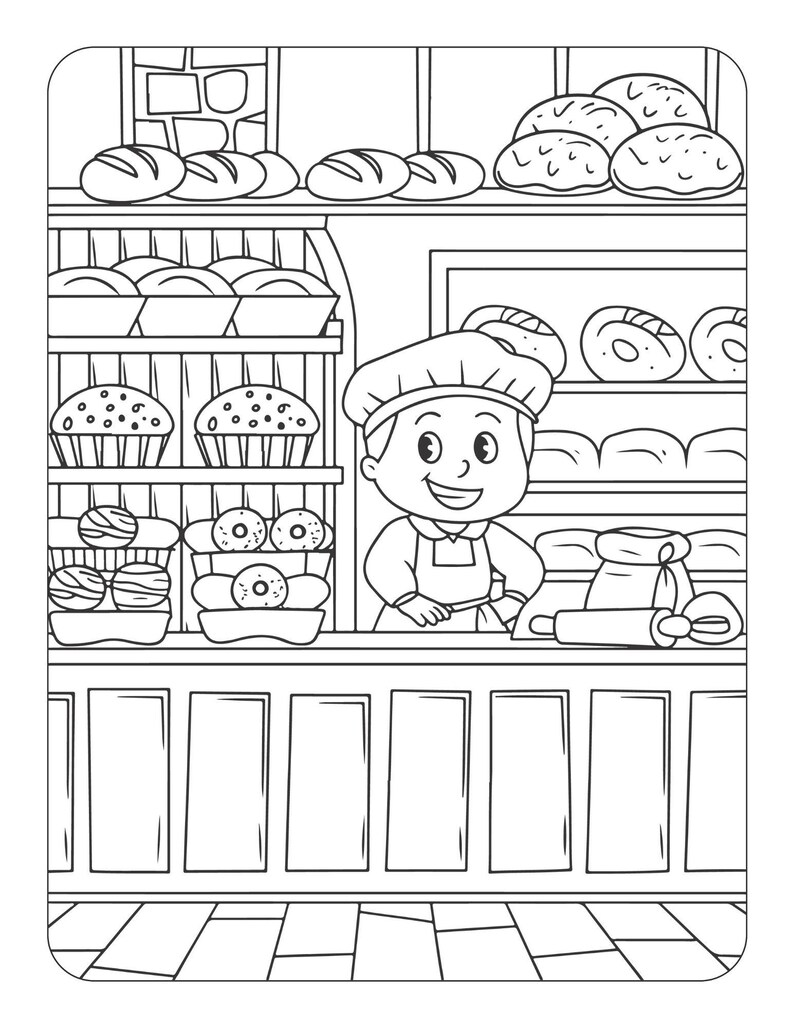 Supermarket Adventure Coloring and Activity Book: With Fun Facts, Math ...