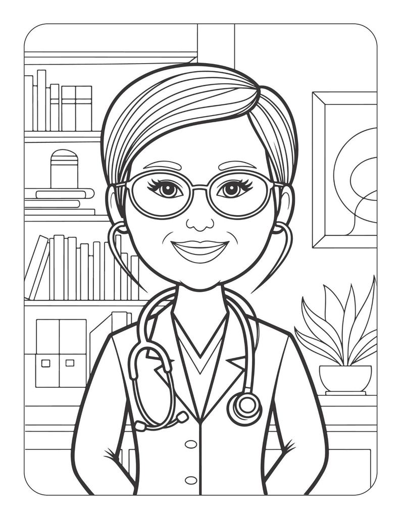 Play and Learn at the Doctor’s Office Coloring and Activity Book - Etsy