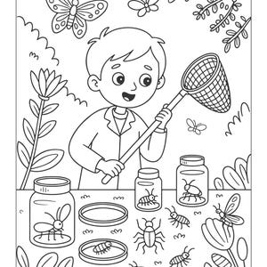 I Want to Be a Scientist! Coloring & Activity Book - Etsy