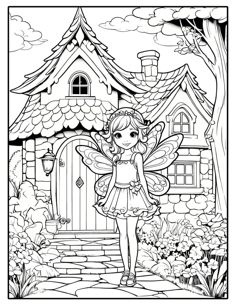 Fairyland Magic A Coloring Adventure: 35 Absolutely Adorable Fairies ...