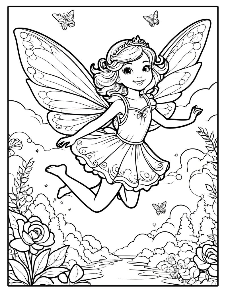 Fairyland Magic A Coloring Adventure: 35 Absolutely Adorable Fairies ...