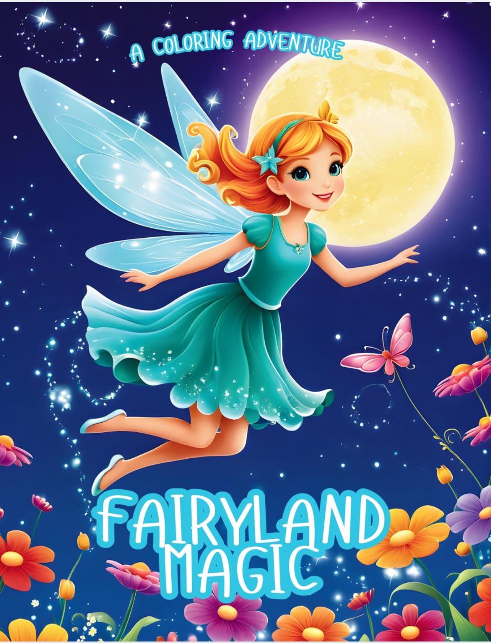 Fairyland Magic A Coloring Adventure: 35 Absolutely Adorable Fairies ...