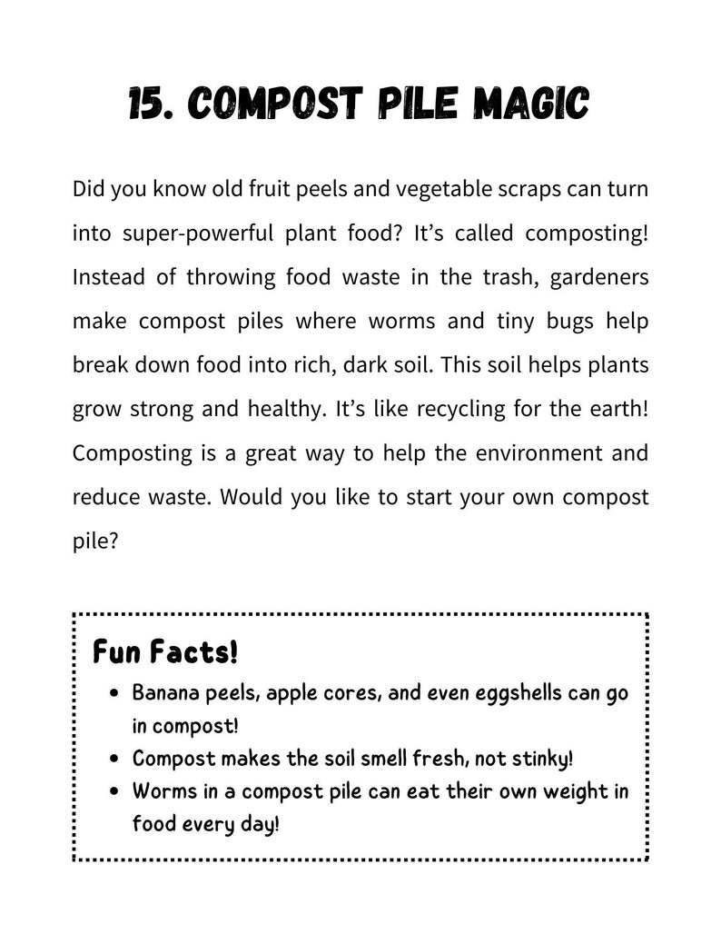 Spring Gardening Coloring and Activity Book for Kids: With Fun Facts ...