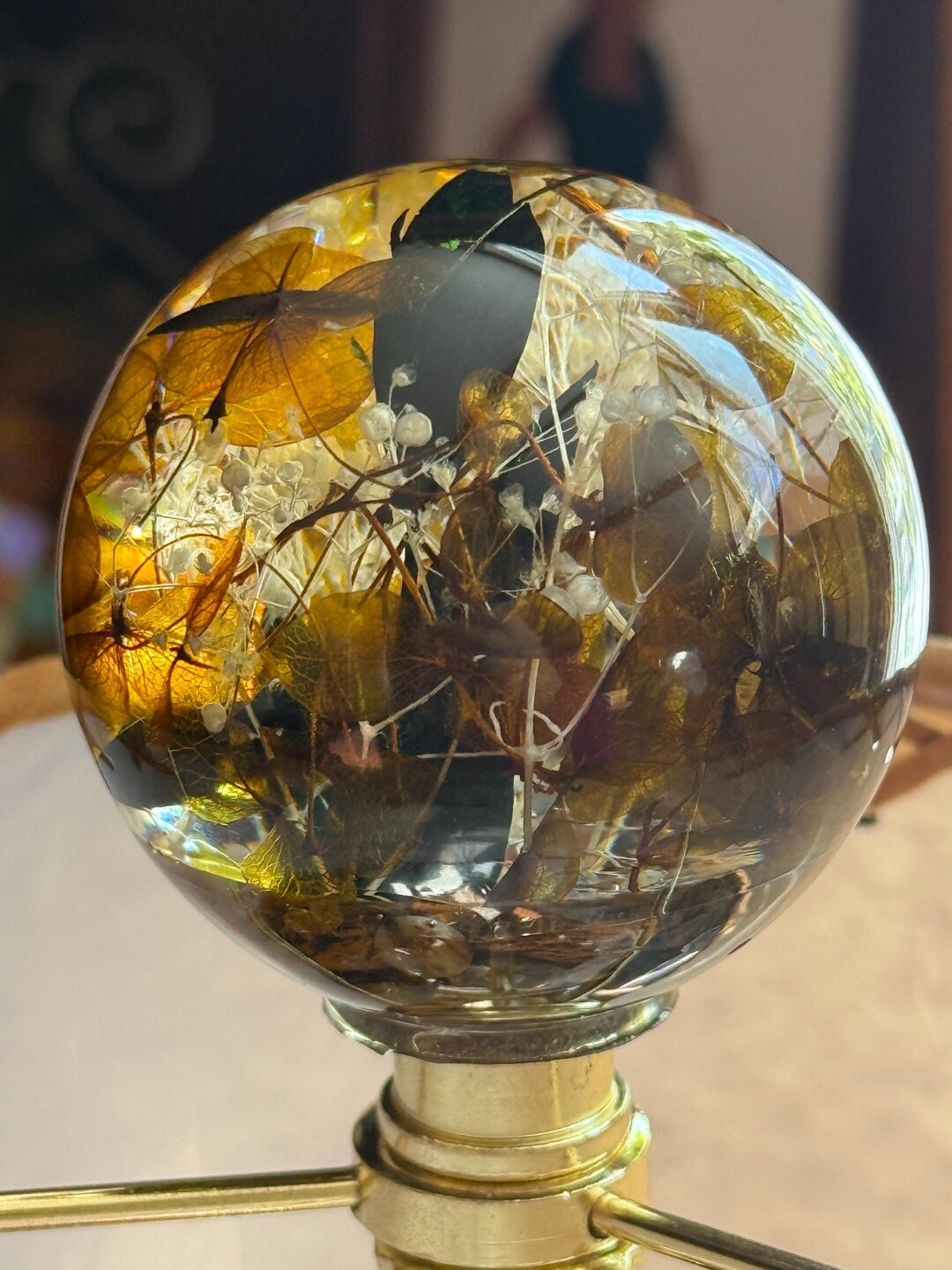 Finial, Lamp Finial, Lamp Shade Finial, Floral Finial, Home Decor ...