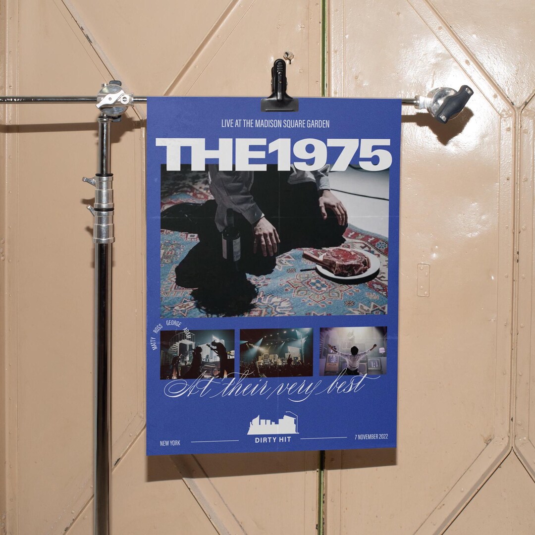 The 1975 Madison Square Garden Poster - Etsy
