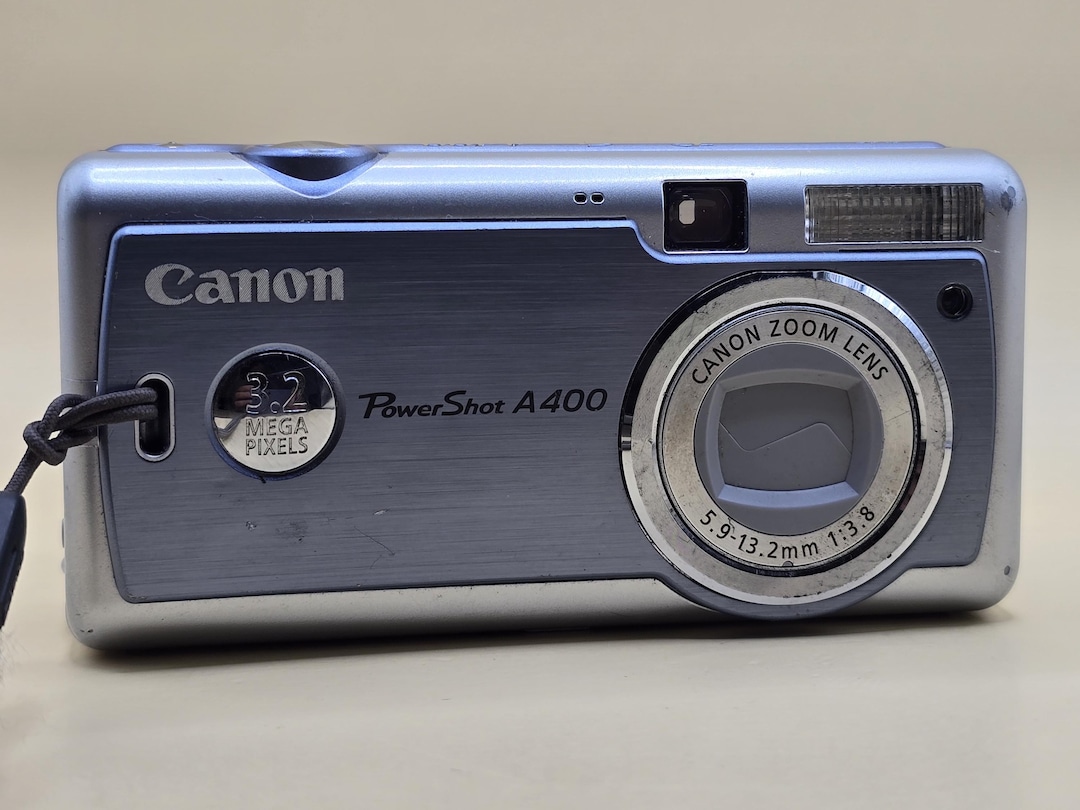 Canon Powershot A400 3.2MP Digital Camera Blue 2.2xzoom - Etsy Australia