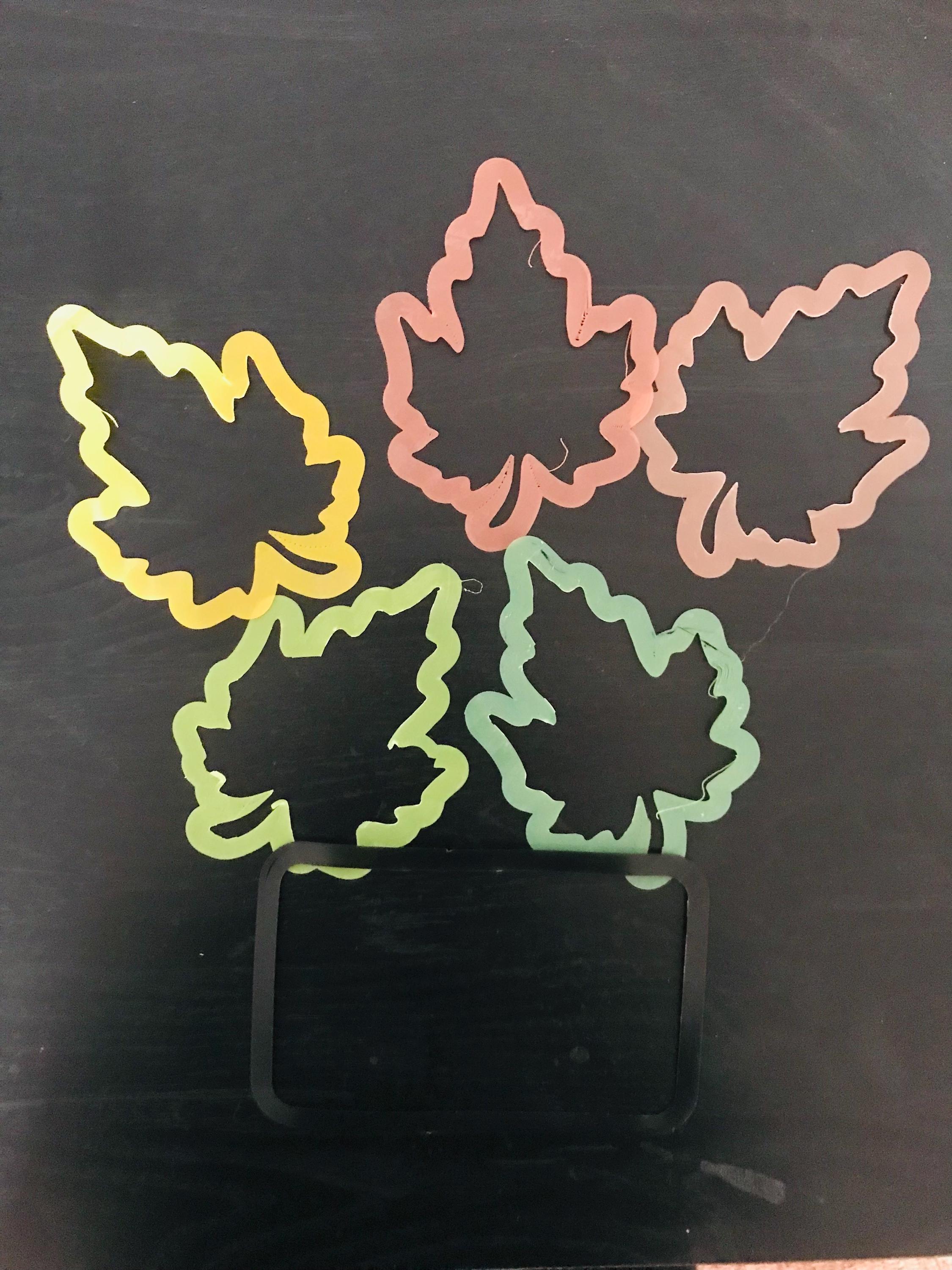 10 PACK Leaf Cut Out Shapes for Kids | Traceable Fall Colors 3D Printed ...