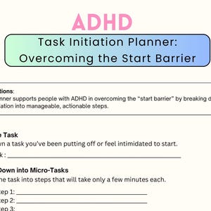 ADHD Bundle Pack - Etsy