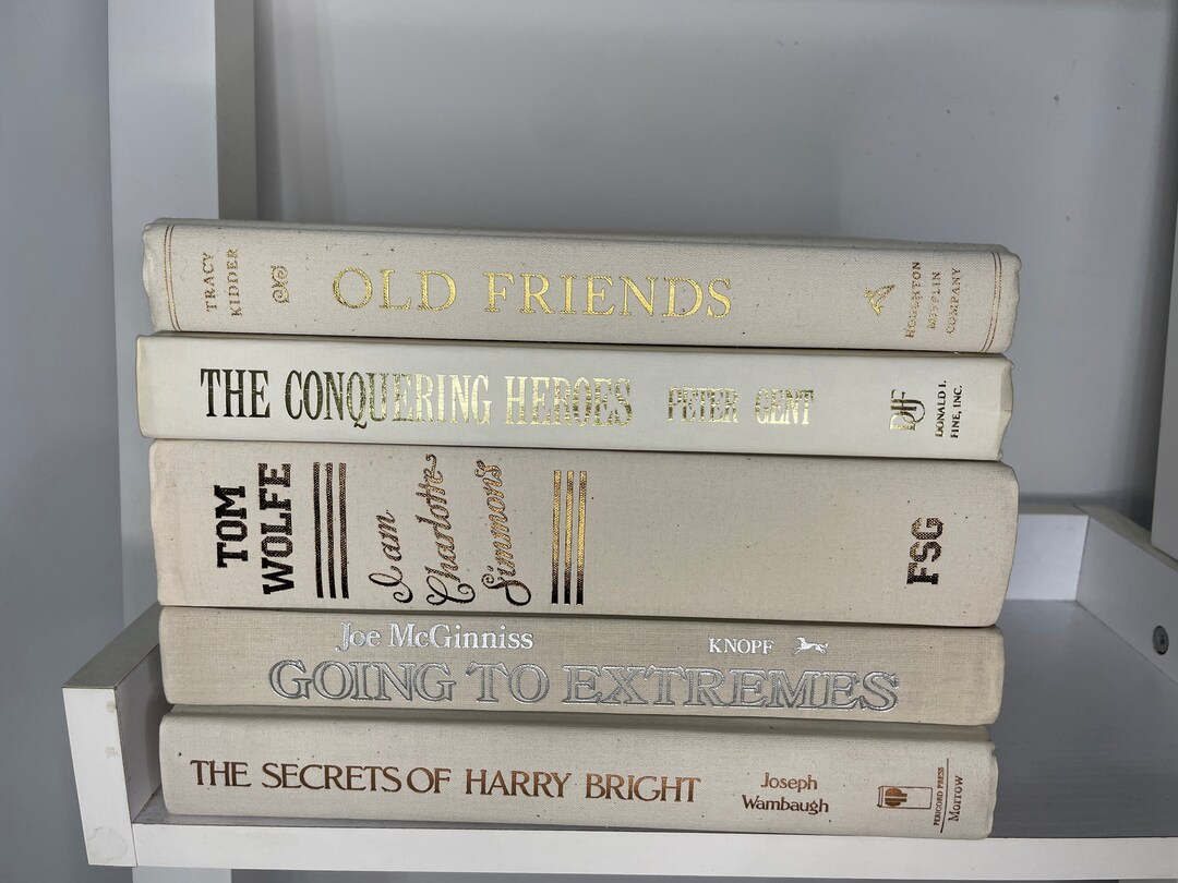 Old Friends Ivory Fabric White Book Set; Books by the Color; Books by ...
