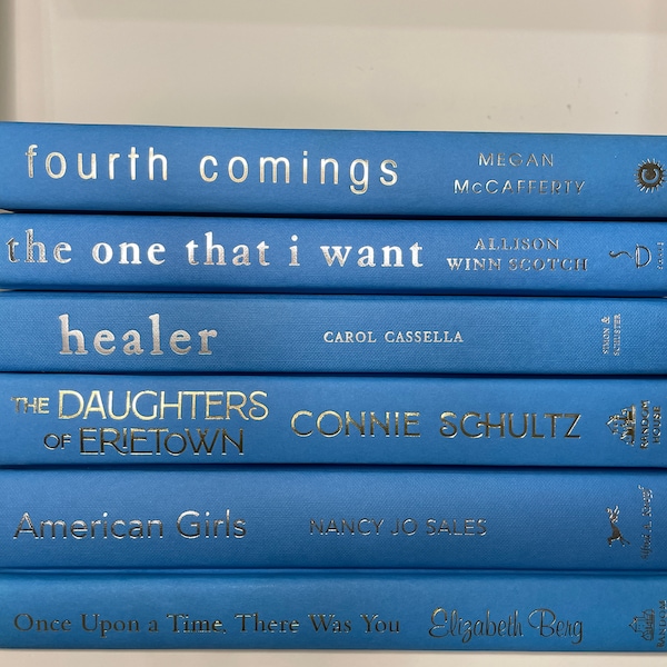 Turquoise Book Set - Etsy