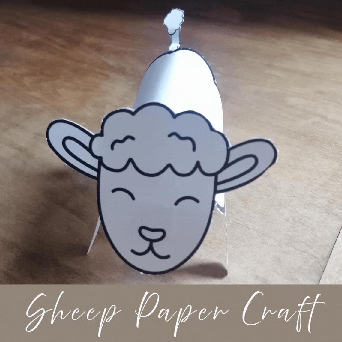 Farm Animals Paper Craft: Printable 3D Cow, Pig, Sheep (digital ...