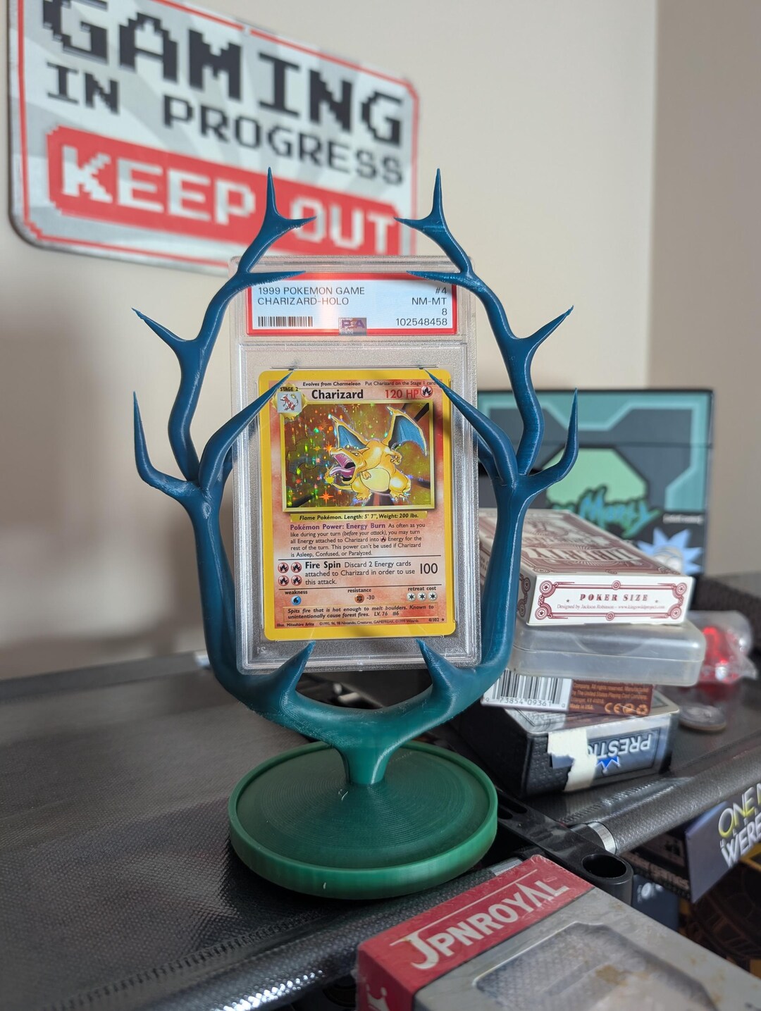 PSA Card Stand, Slab Display Case, Pokemon Card Stand, Graded Slab ...