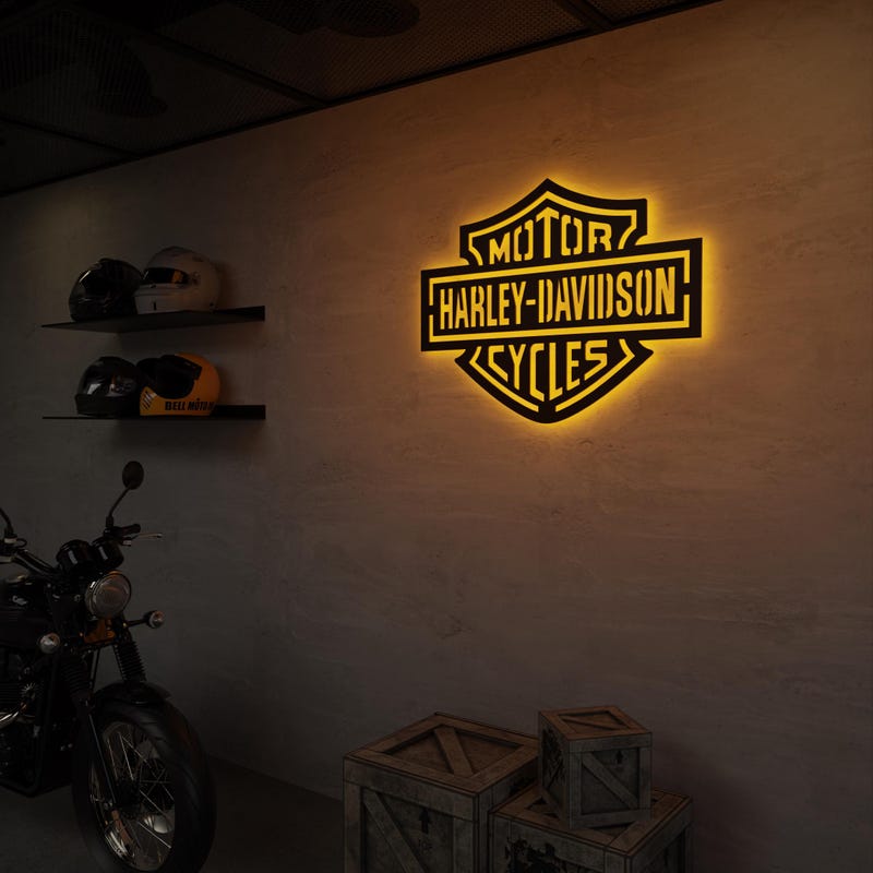 Harley Davidson Sign - Etsy
