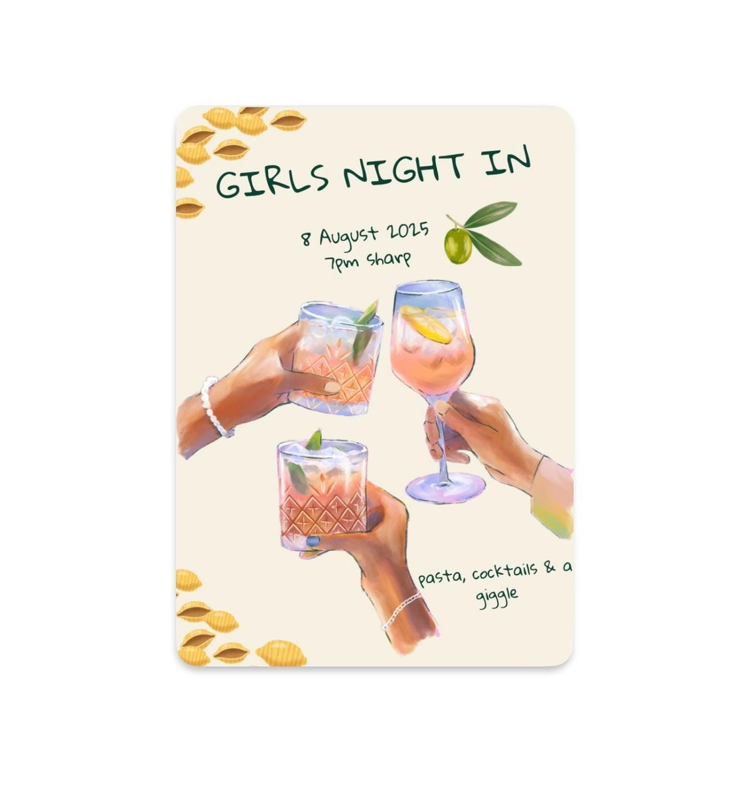 Girls Night Invitation - Etsy