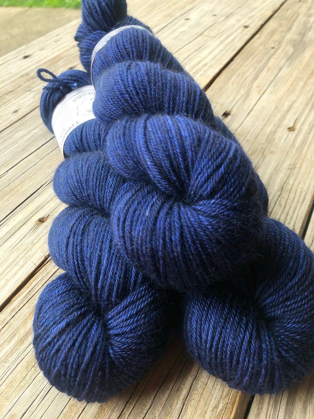 Midnight Blue, Yak Silk DK Treasures, Hand Dyed DK Yarn, Far Horizon - Etsy