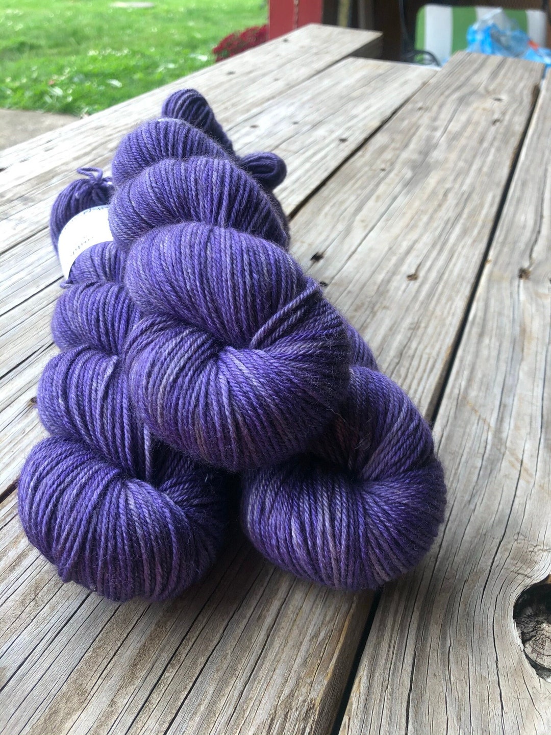 Purple, Yak Silk DK Treasures, Hand Dyed DK Yarn, Amethysts in the ...