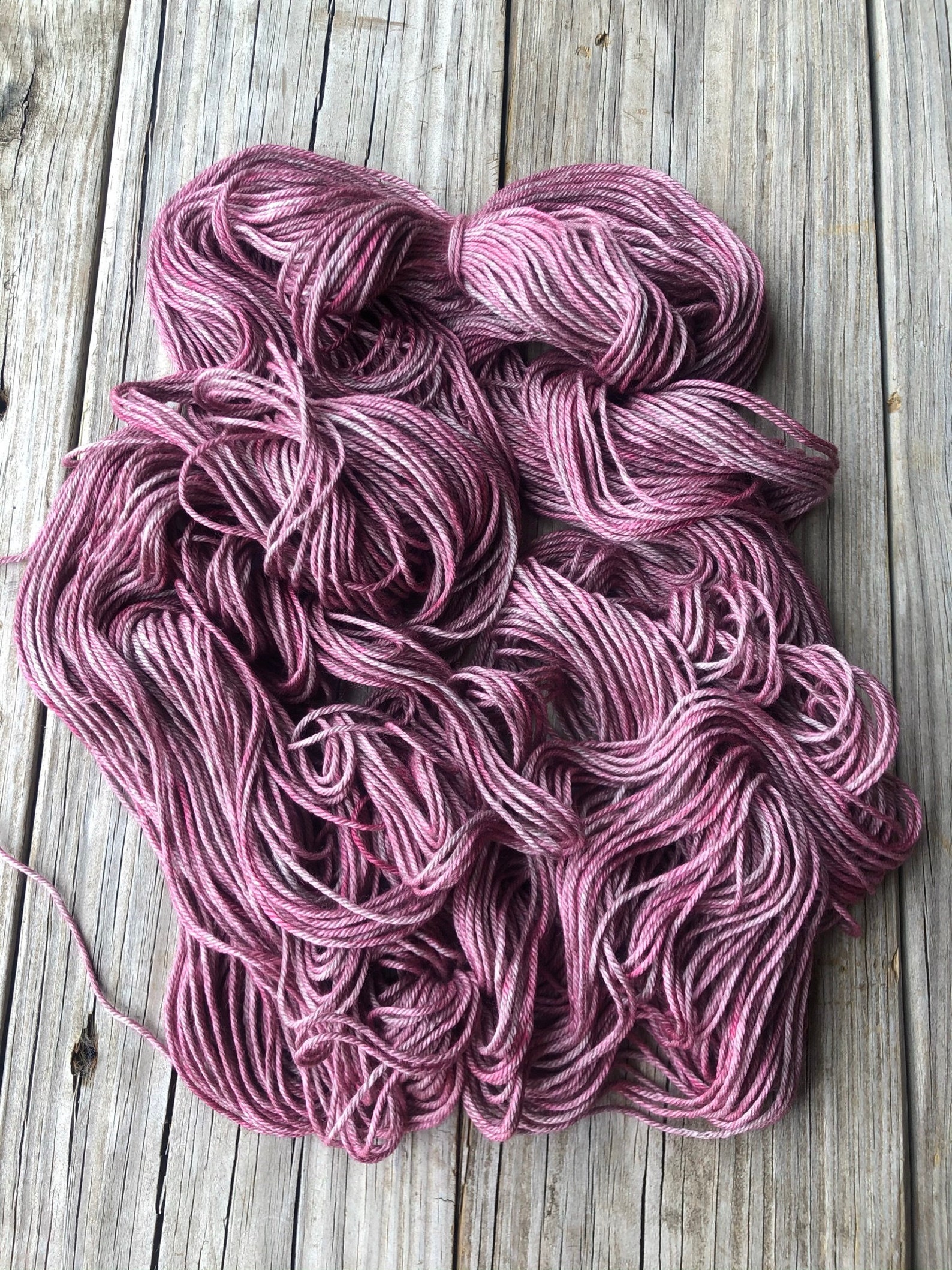 Pink Yak Silk DK Treasures Hand Dyed DK Yarn From the - Etsy