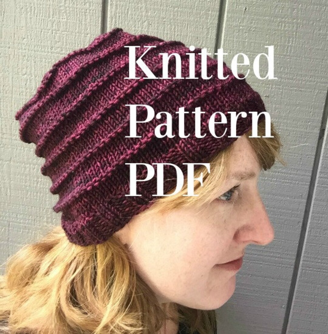 One Skein Hat Knitting Pattern for Treasured Warmth Worsted Weight or ...