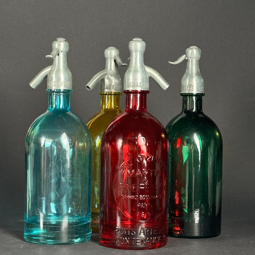 A 1931 Martin & Freres Cie. Paris Soda/seltzer Trigger Spout Bottles - Etsy