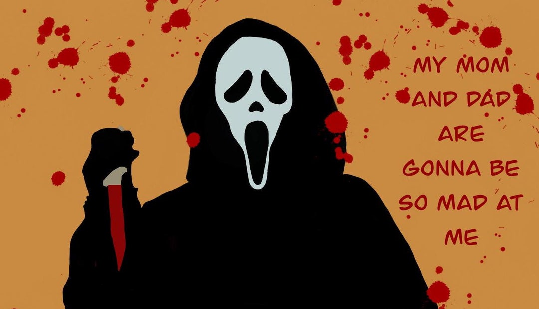 Ghostface Printable Art - Etsy