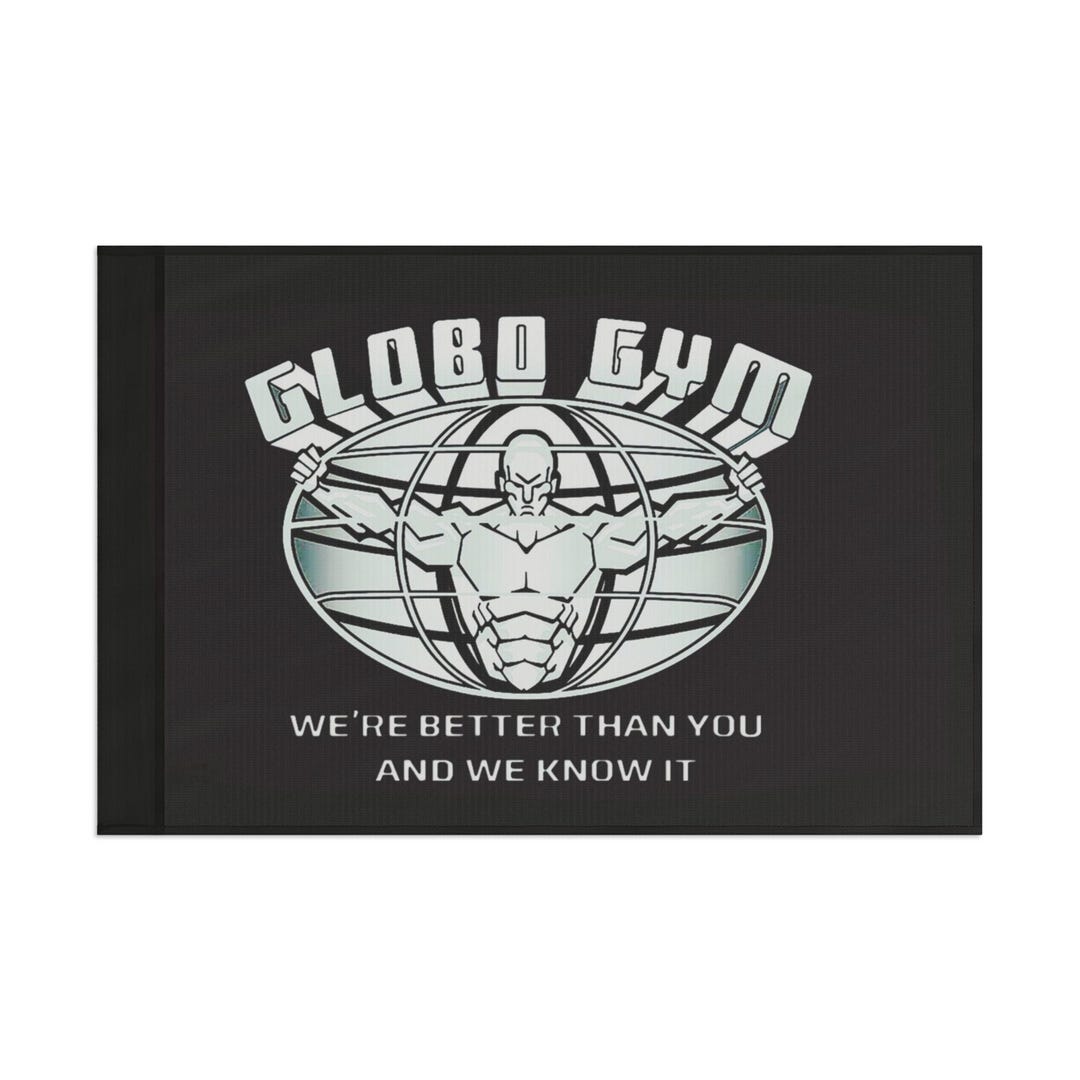 Dodgeball Globogym Flag Funny Movie Gym Logo Wall Decor, Dodgeball ...