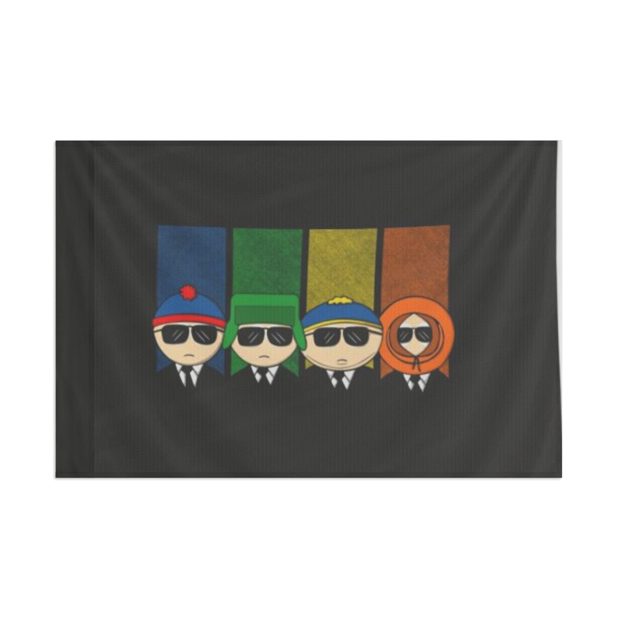 South Park Flag, Funny Cartoon Banner, Iconic TV Show Wall Art, Pop ...