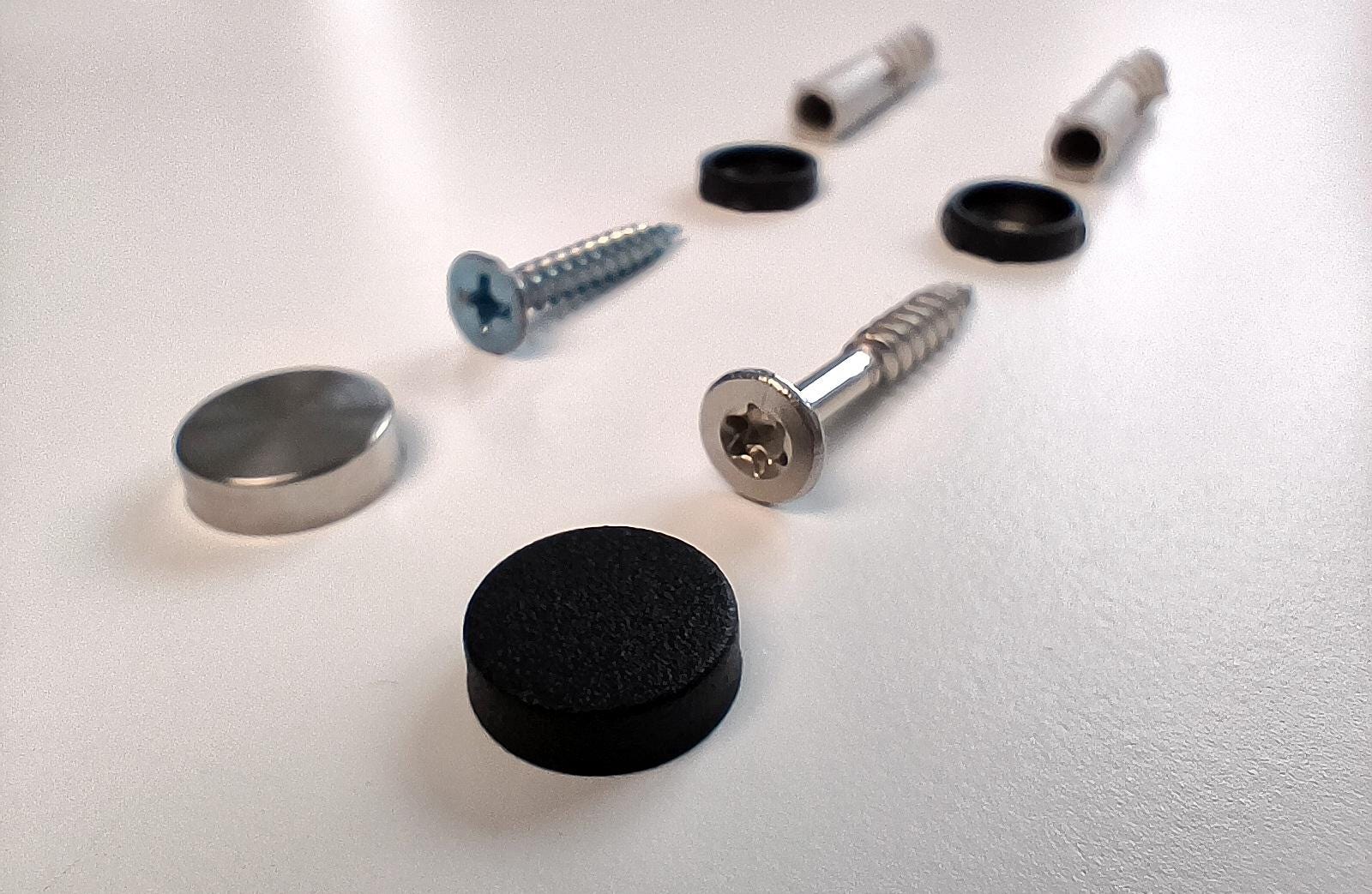 Decorative Caps, Covers Round Shape for Screws, Fasteners in Two ...