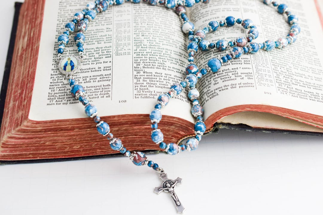 St. Benedict's Shield of Day and Night Rosary | St. Benedict Crucifix ...