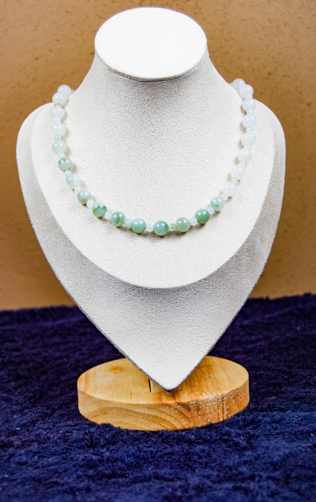 St. Benedict’s Holy Mountain Jade Necklace | Light Green Gemstone ...