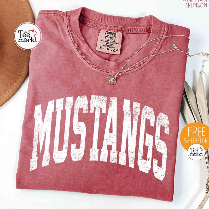 Red Mustangs Pride Png - Etsy