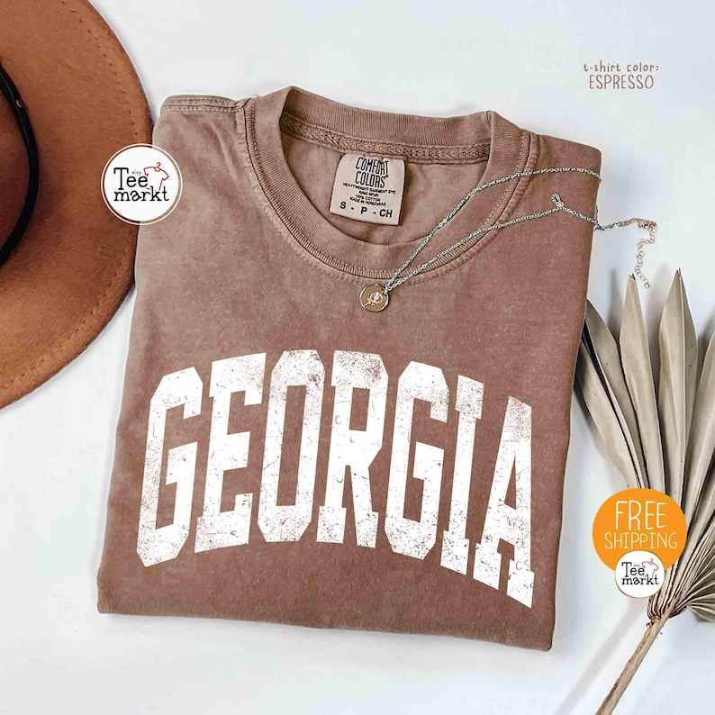 Comfort Colors® Georgia Shirt, Georgia State Shirt, Atlanta Georgia ...