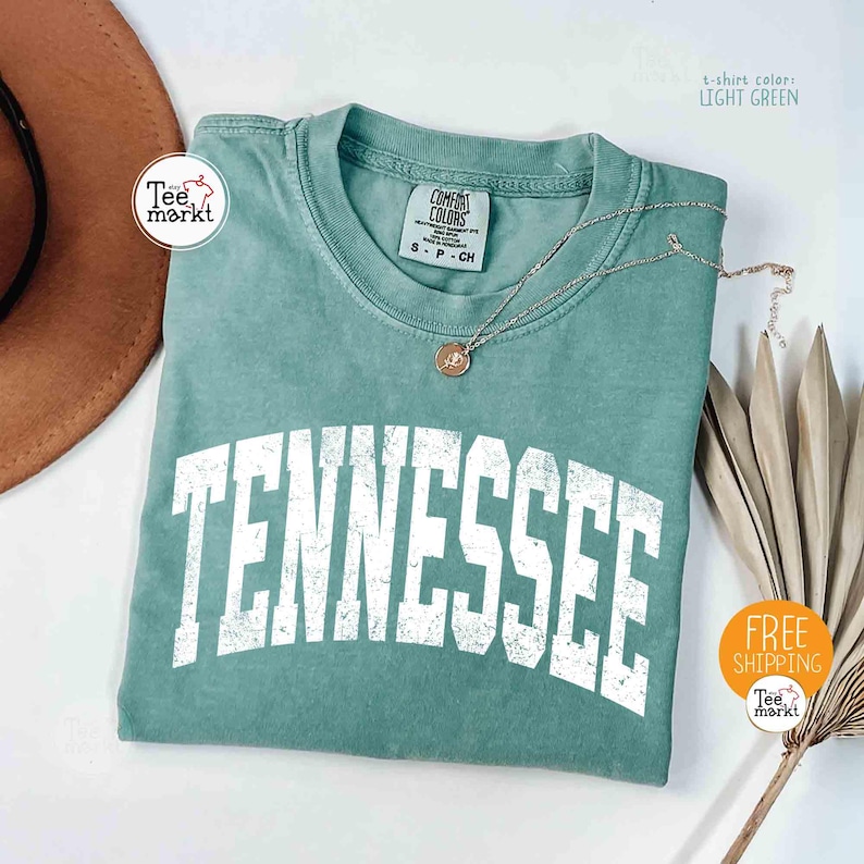 Comfort Colors® Vintage Tennessee Shirt, Tennessee State Pride Shirt ...